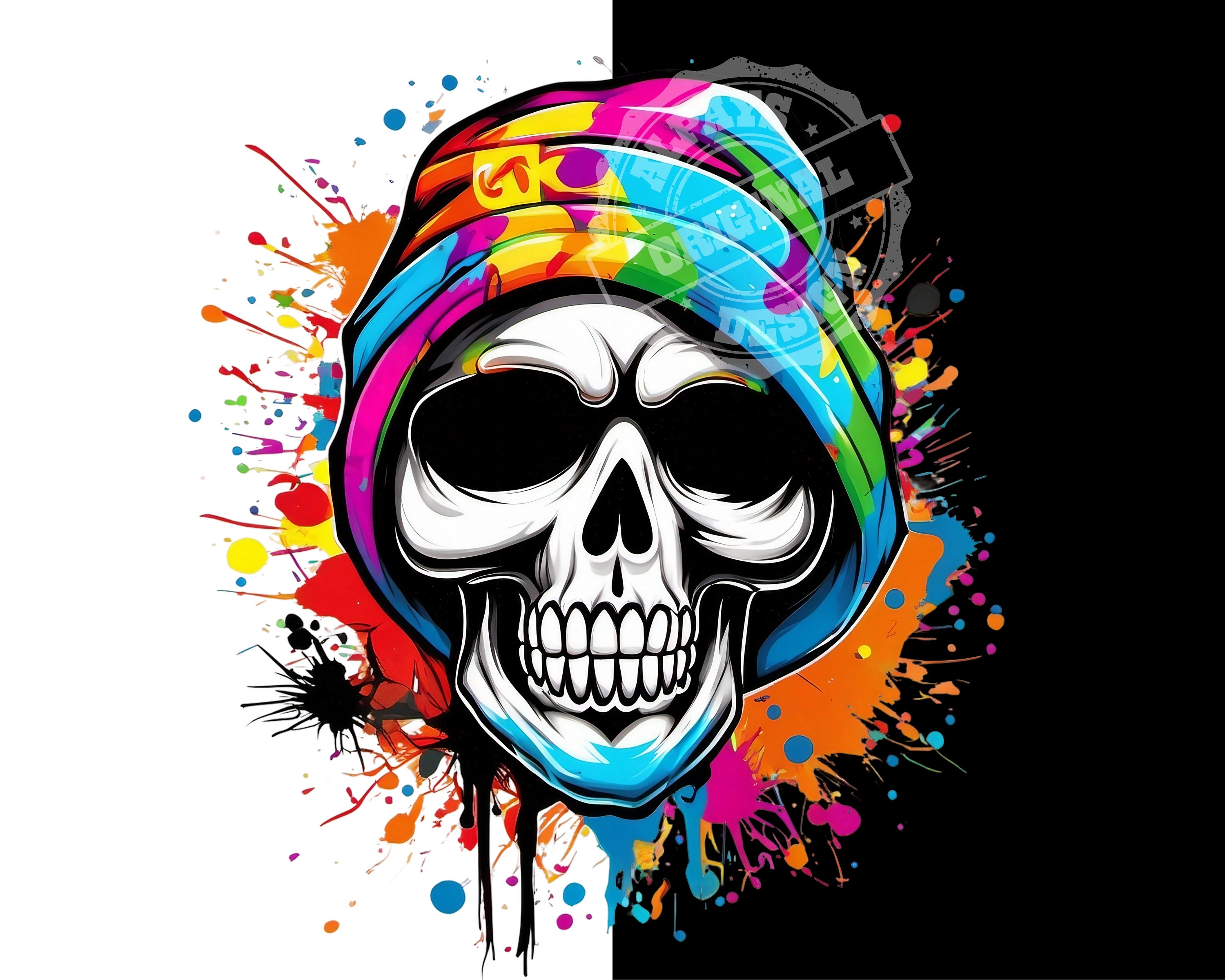 Skull Trendy Png Files for Sublimation Shirt Sublimation Png for ...