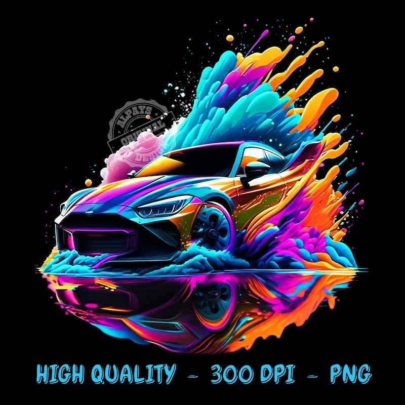 Real Cars Drawing - Etsy UK