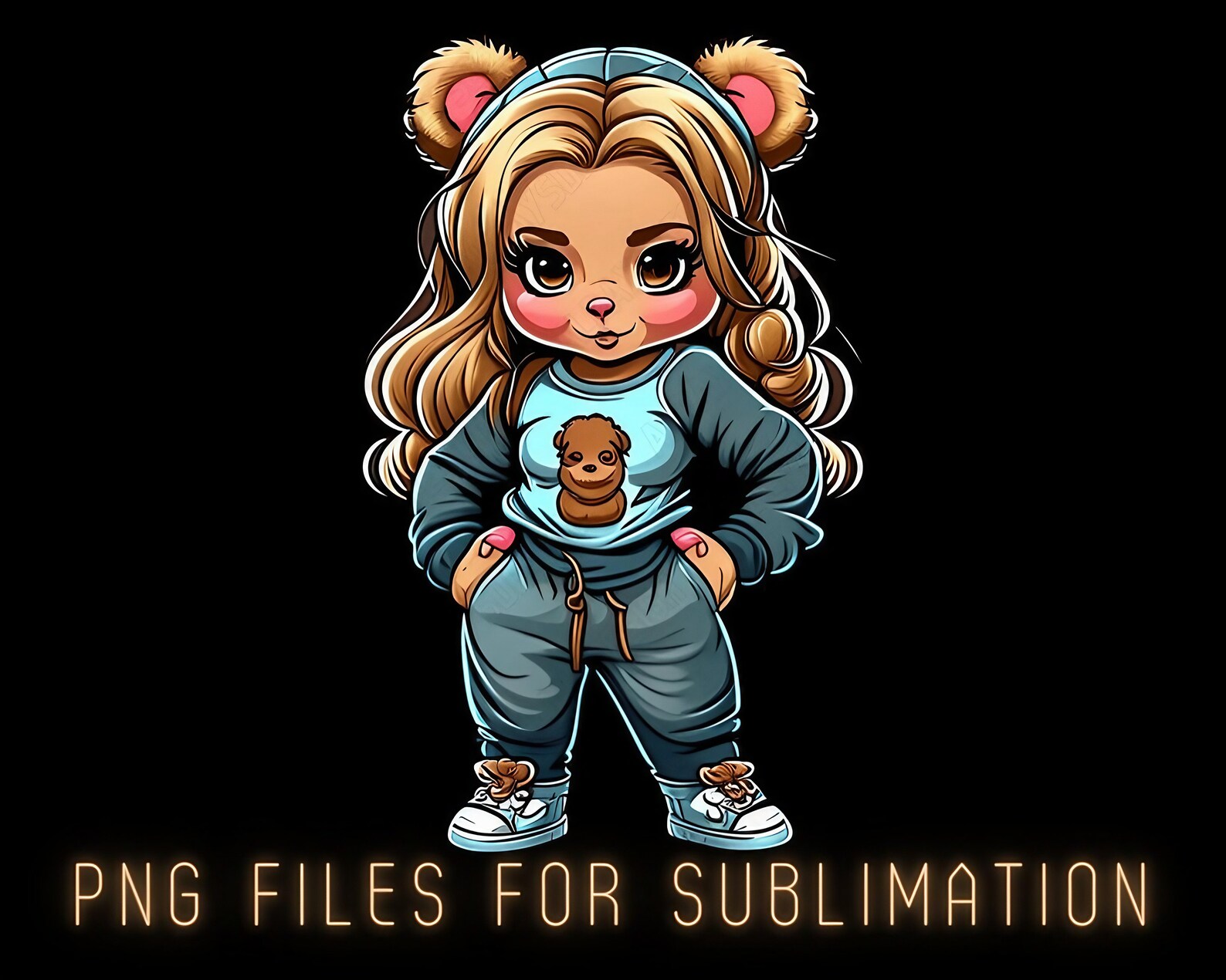 5 Trendy Teddy Bear Png Files for Sublimation Shirt Sublimation Png for ...