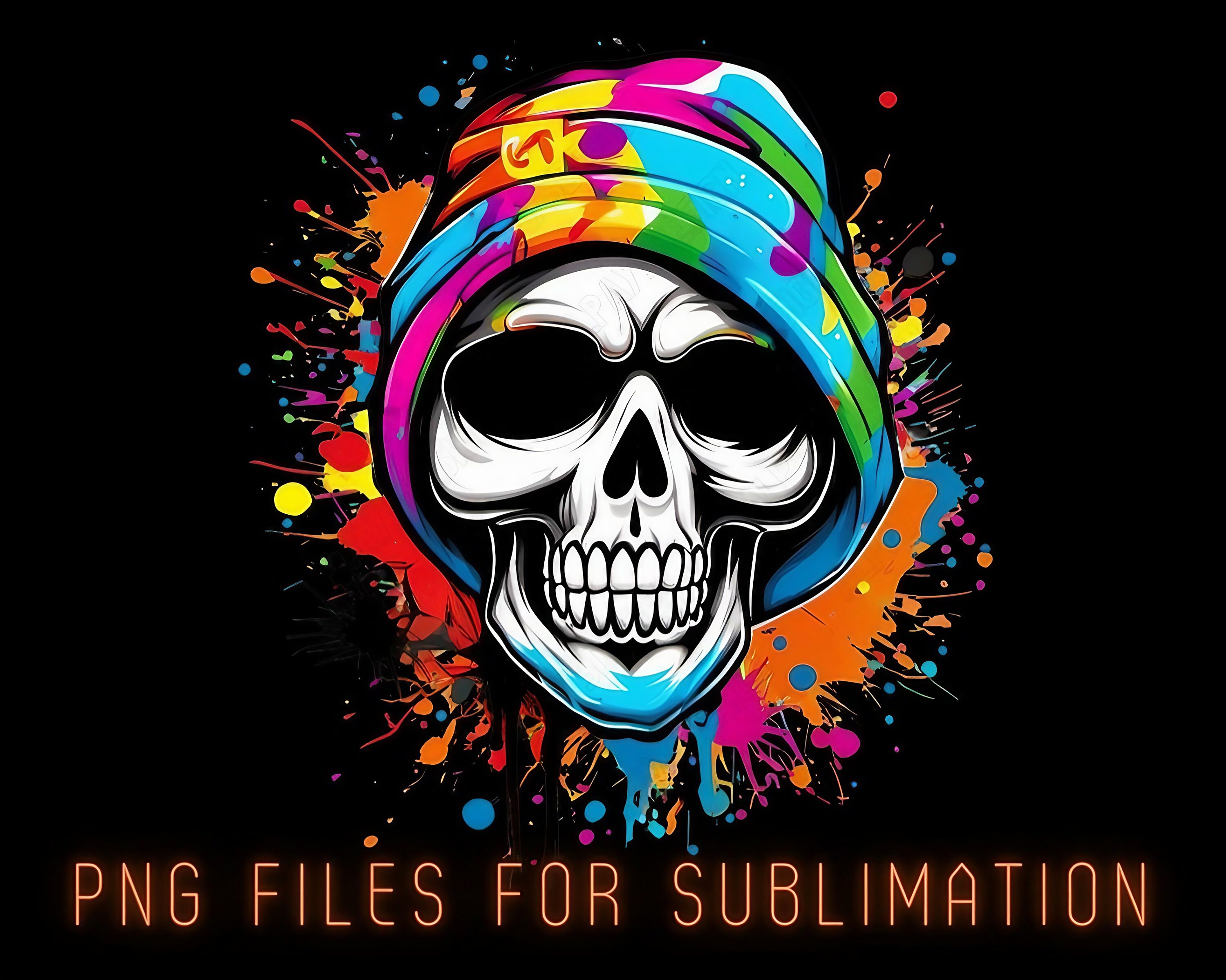 Skull Trendy Png Files for Sublimation Shirt Sublimation Png for ...