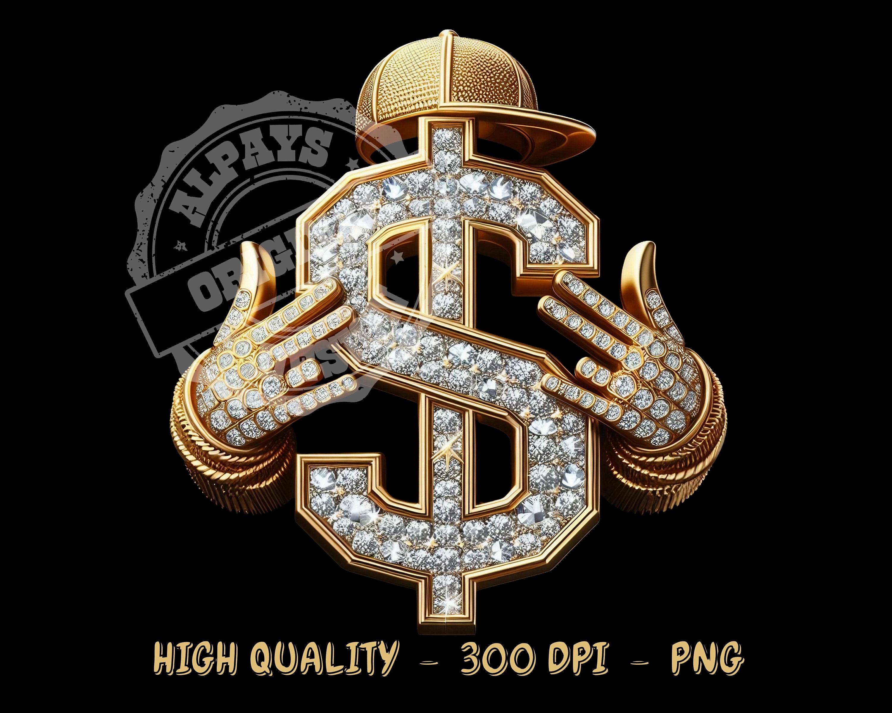 Goldenes Dollarzeichen Png