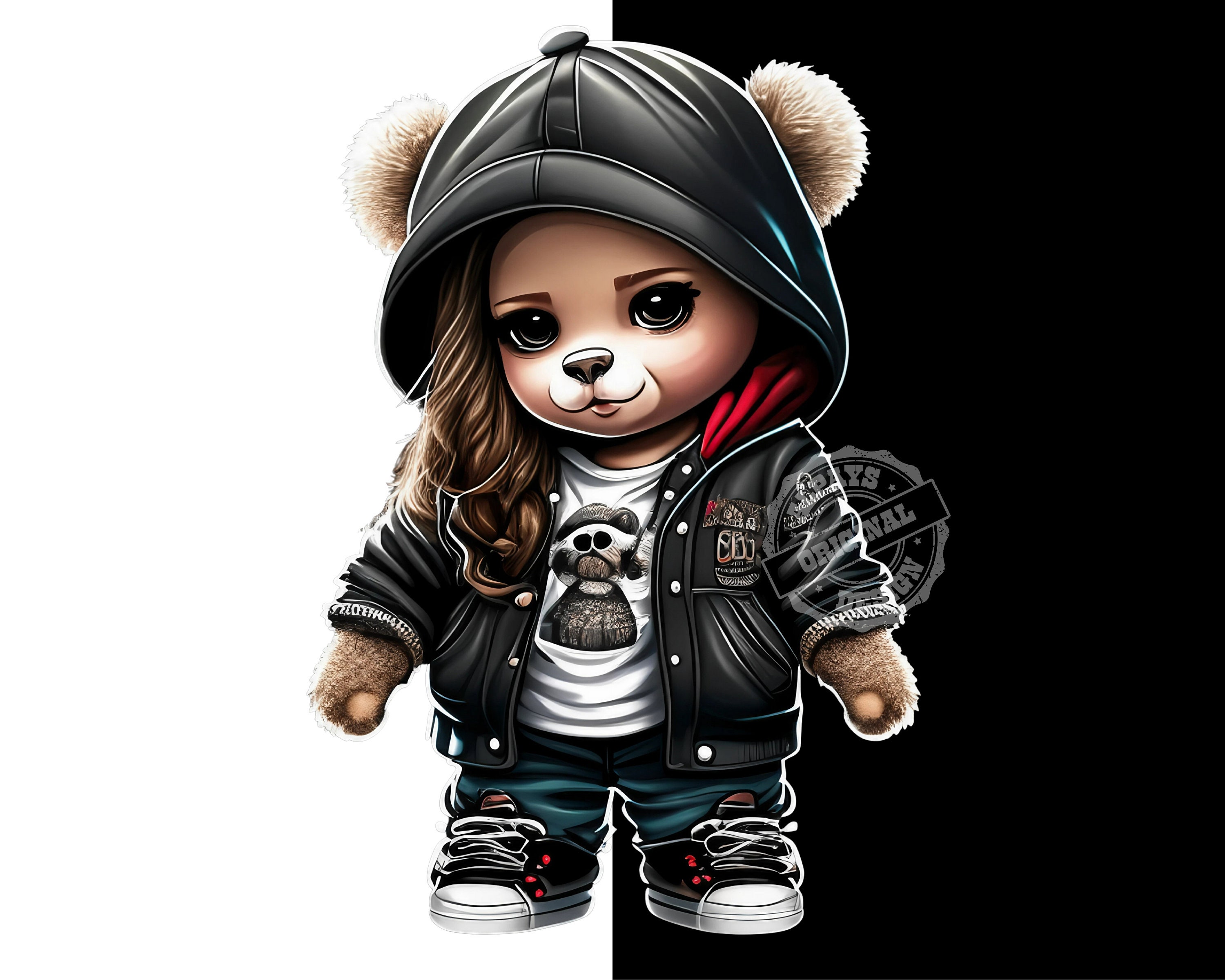 5 Trendy Teddy Bear Png Files for Sublimation Shirt Sublimation Png for ...
