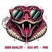 Pink Snake Png, 300 Dpi, Png Files for Sublimation, Snake Png for Shirt ...