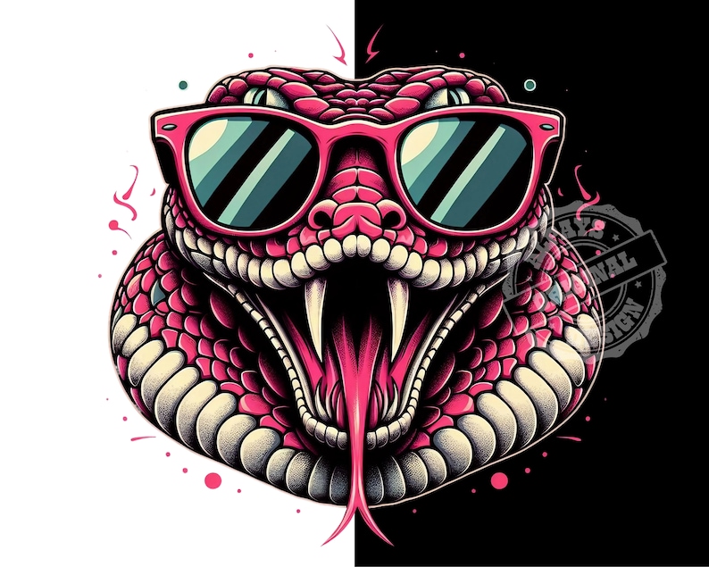 Pink Snake Png, 300 Dpi, Png Files for Sublimation, Snake Png for Shirt ...