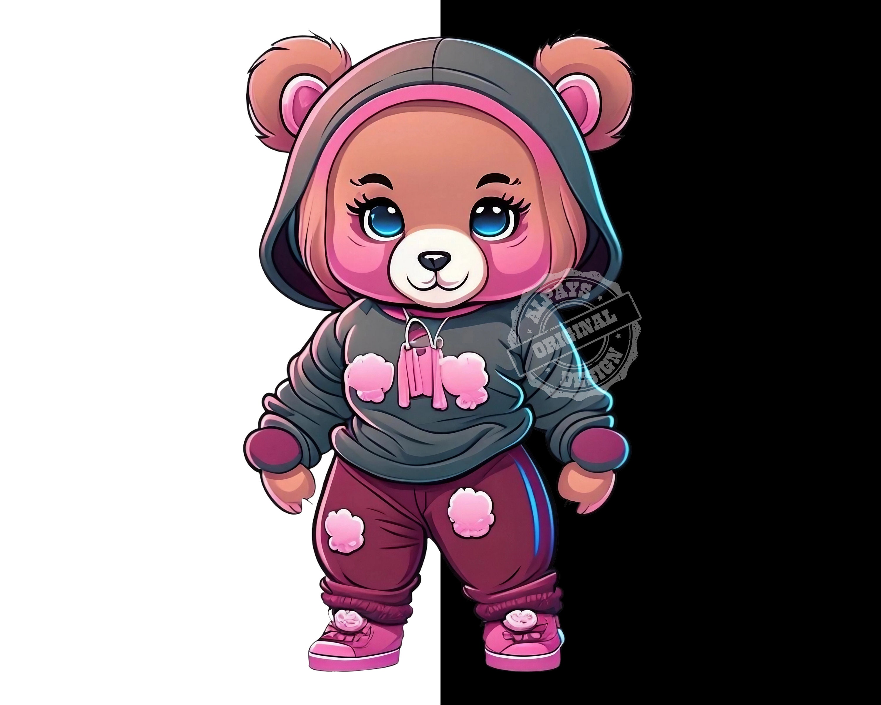 5 Trendy Teddy Bear Png Files for Sublimation Shirt Sublimation Png for ...