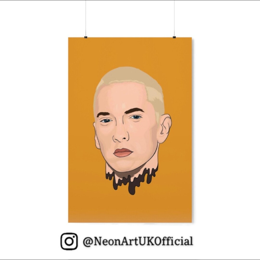 Eminem Poster, Eminem Canvas, Eminem Decor, Eminem Wall Art, 8 Mile ...
