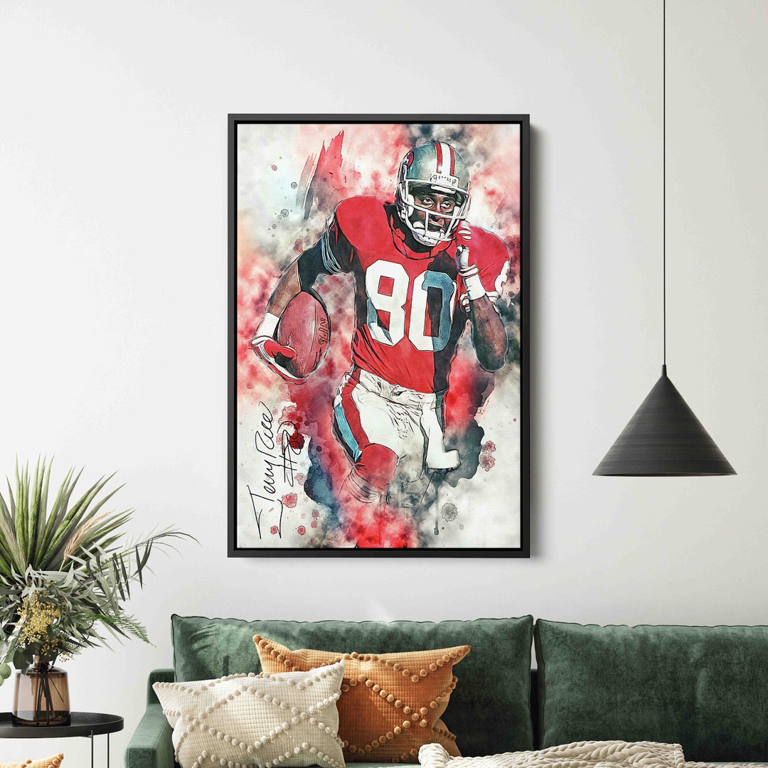 Jerry Rice Poster San Francisco Jerry Rice Paintings Rice - Etsy