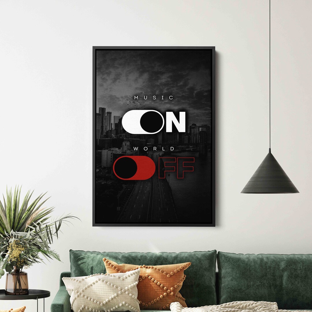 Music Poster Motivational Canvas, Inspirational Canvas, New Quote Art ...