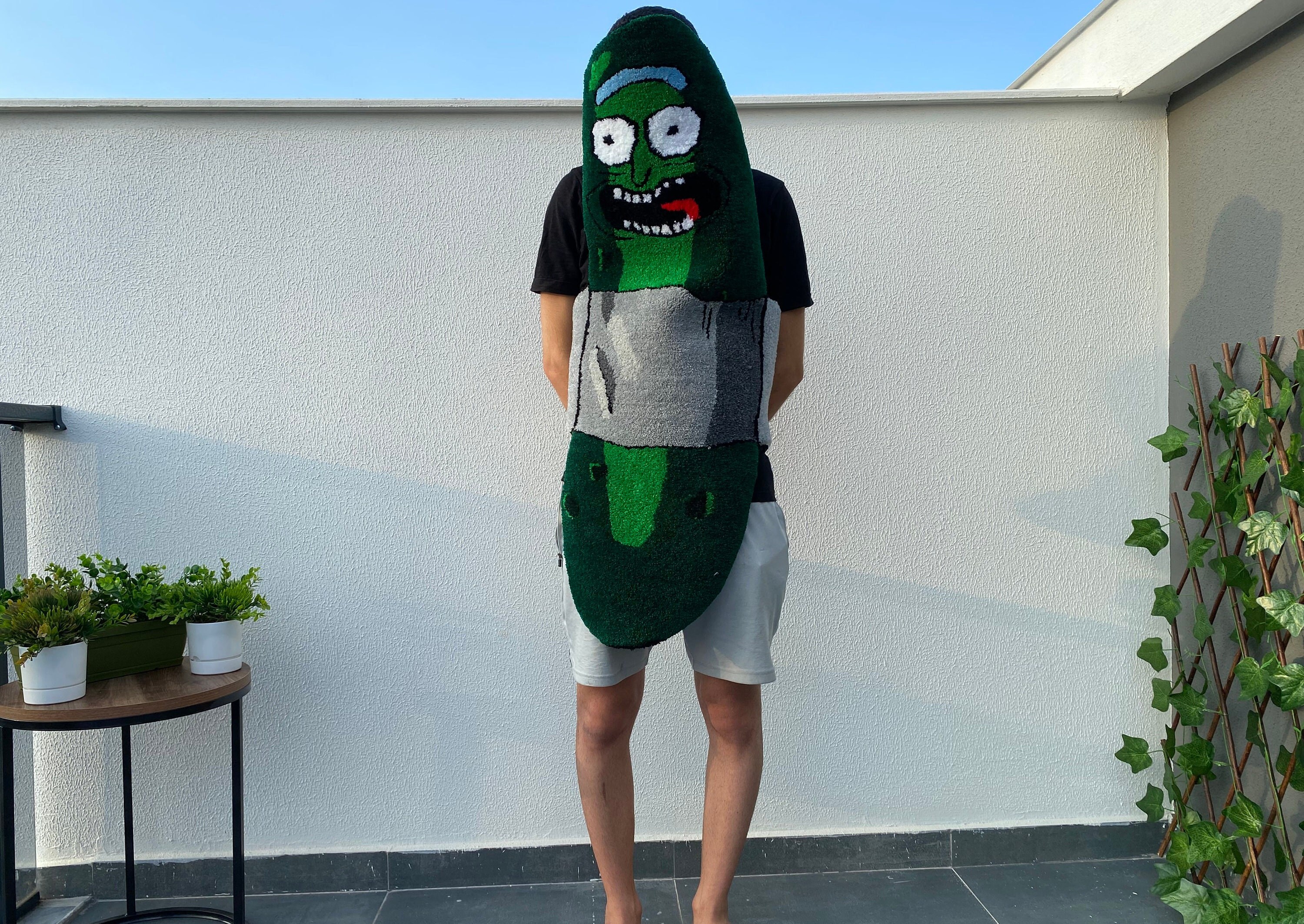 PICKLE RICK Tufting Rug / PICKLE /anime Rug / Rug Decoration /home ...