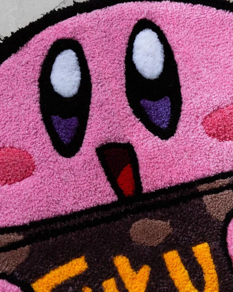 Custom Kirby Tufting Rug / Anime Rug / Rug Decoration /home Design ...