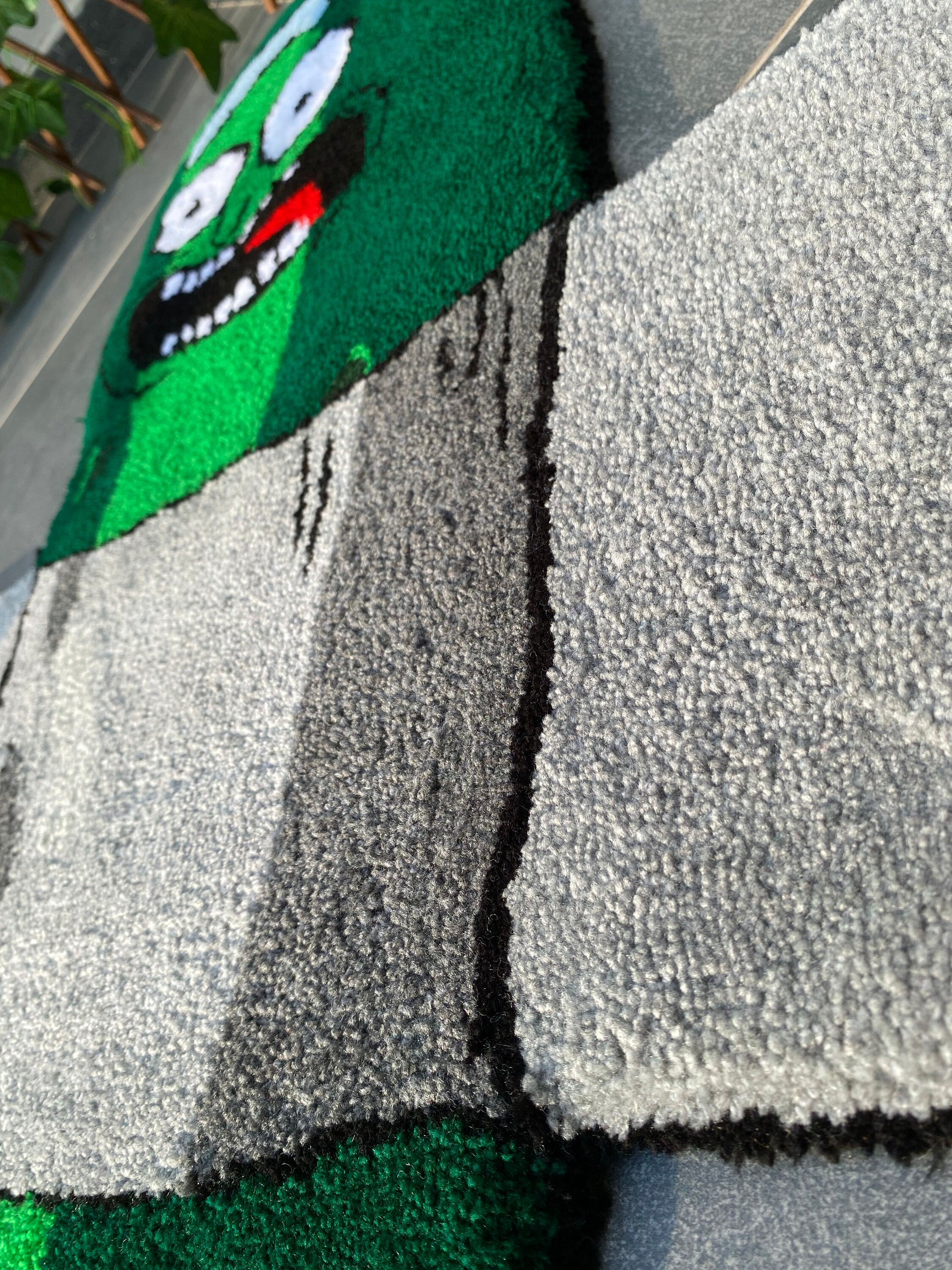 PICKLE RICK Tufting Rug / PICKLE /anime Rug / Rug Decoration /home ...