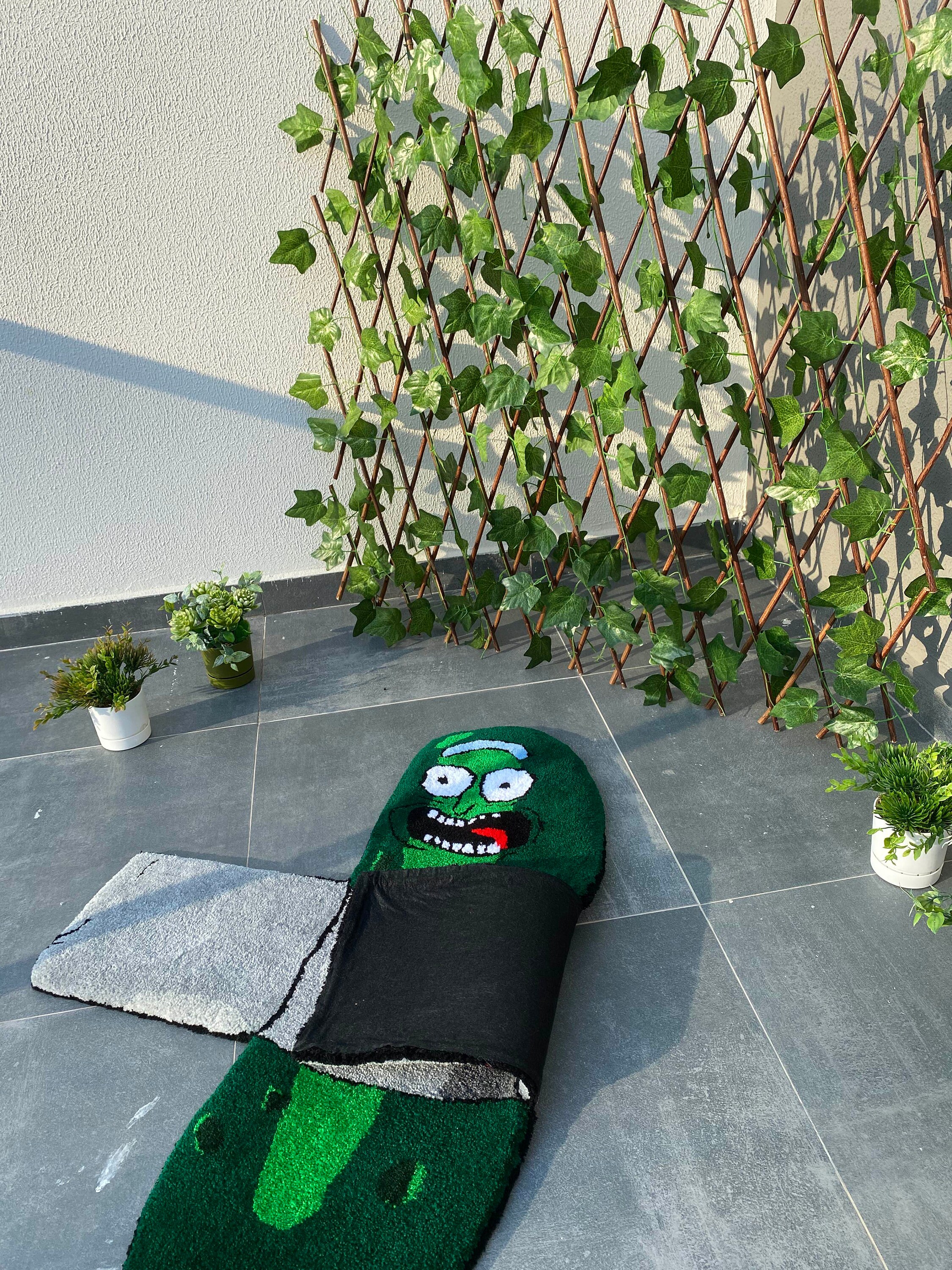 PICKLE RICK Tufting Rug / PICKLE /anime Rug / Rug Decoration /home ...