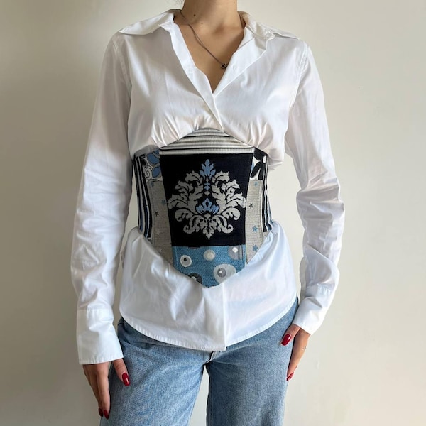 Patchwork Corset - Etsy