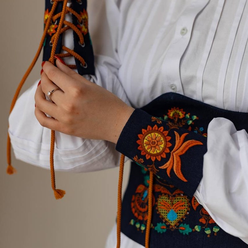 Embroidered Cuff - Etsy