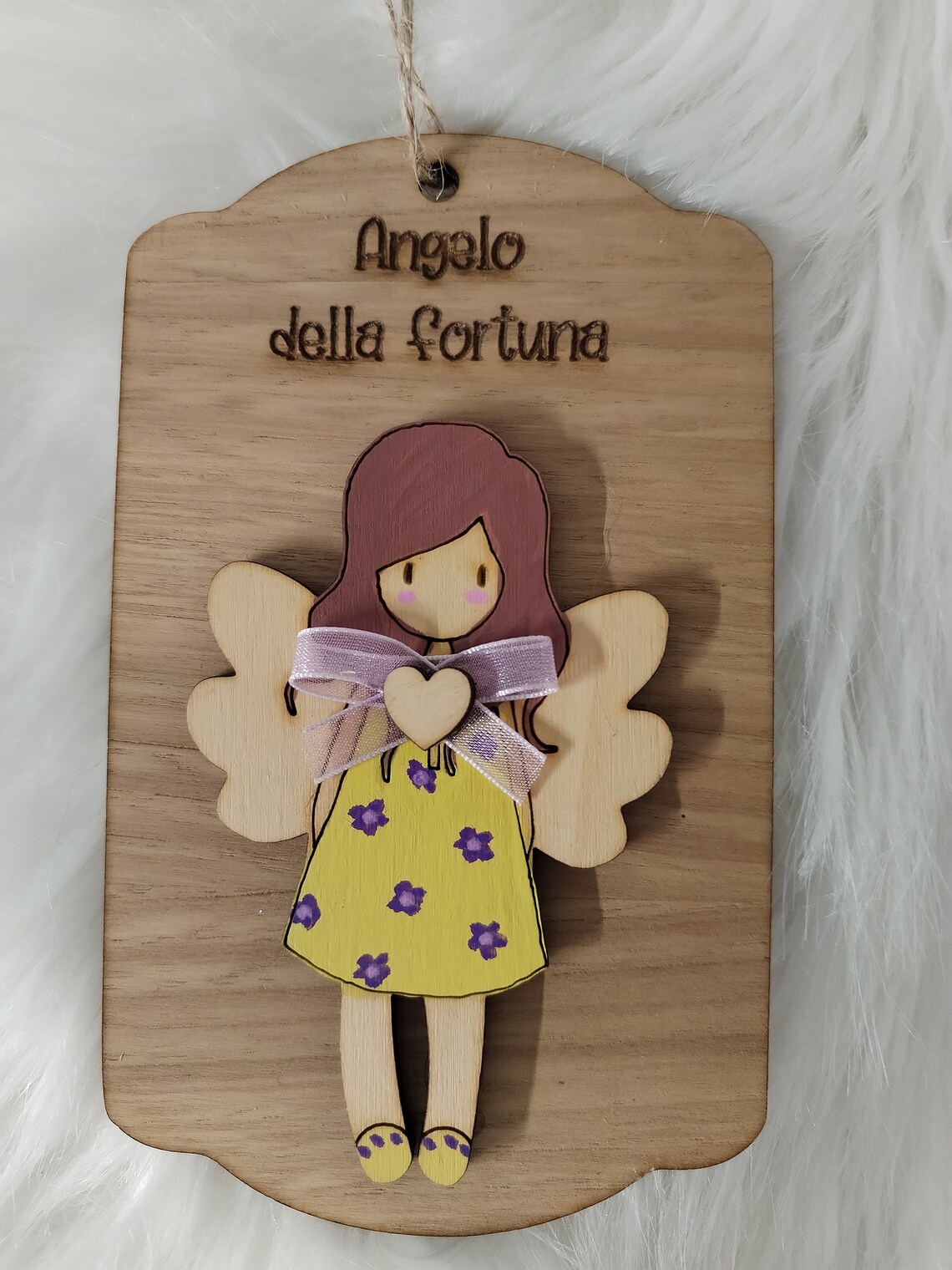 Wooden Lucky Angel - Etsy
