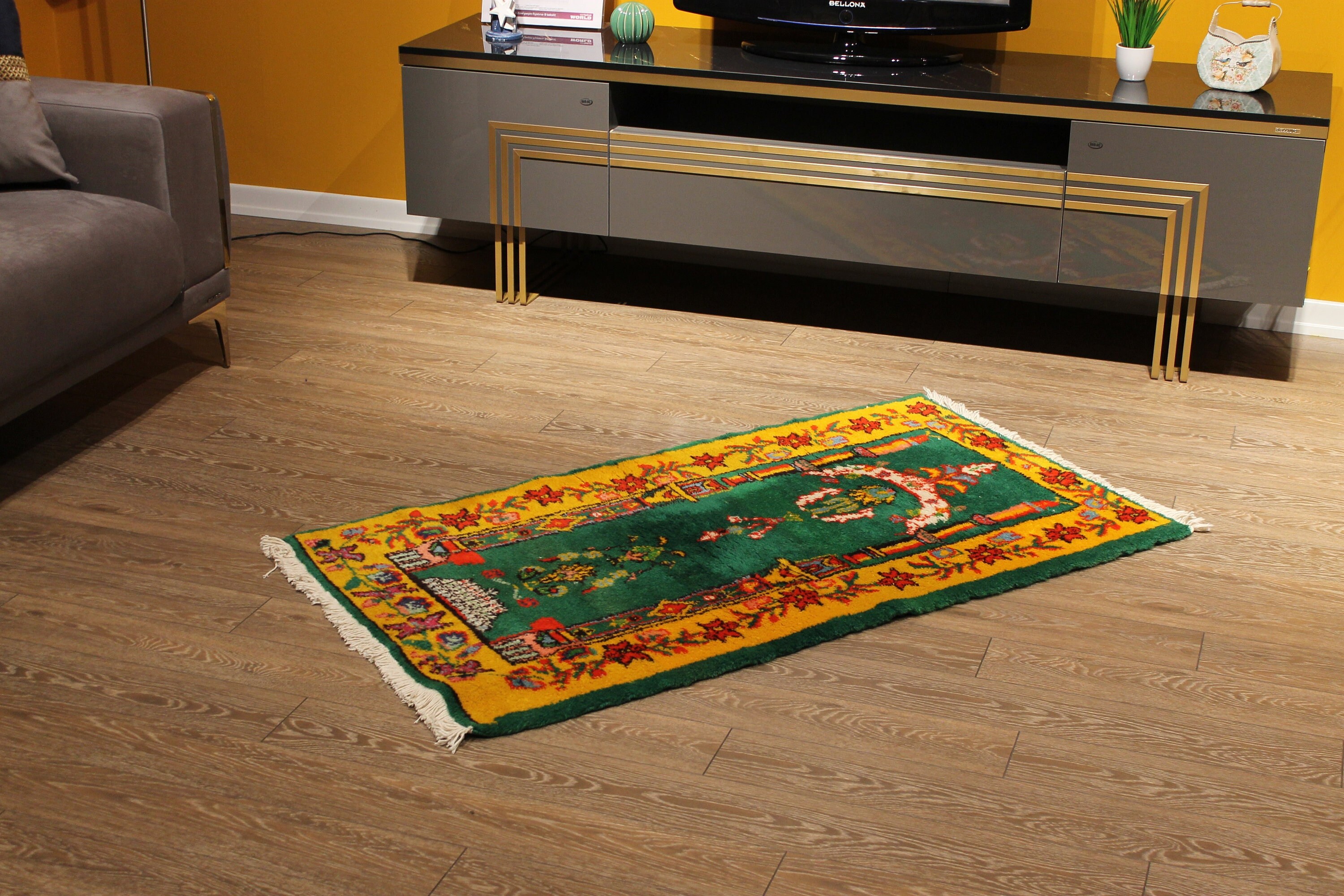 2x4 Turkish Handmade Prayer Rug, Muslim Prayer Oriental Rug, Antique ...