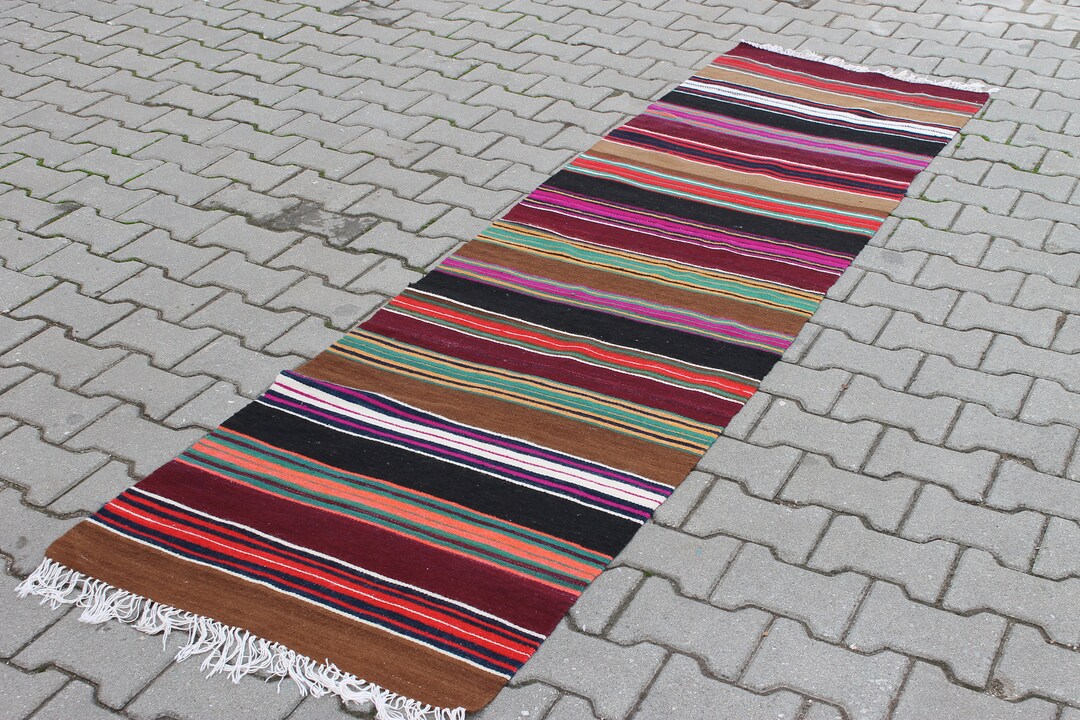 2.4x8.6 Ft Vintage Long Kitchen Runner Long Runner Rug - Etsy