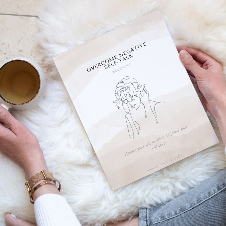 Overcome Negative Self-talk: Digital and Printable Worksheet for ...