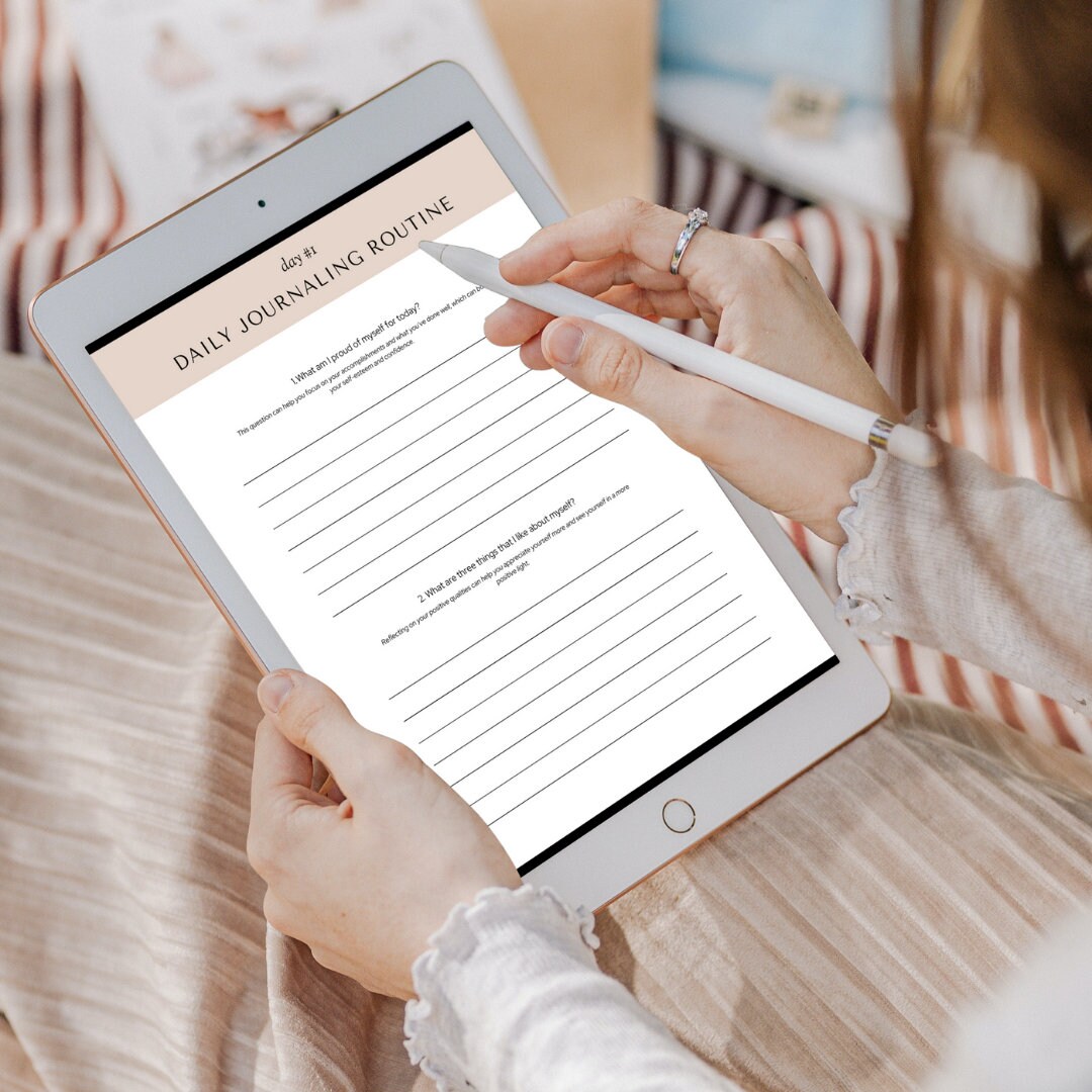 Self-love Journal: A Digital and Printable Journal for Mindfulness ...