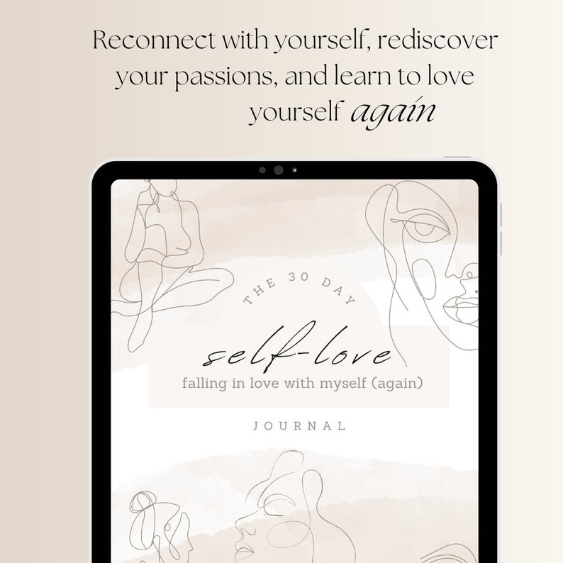 Self-love Journal: A Digital and Printable Journal for Mindfulness ...