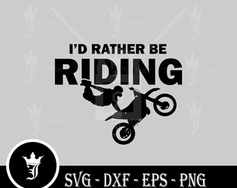 Trail Bike Riding Svg - Etsy