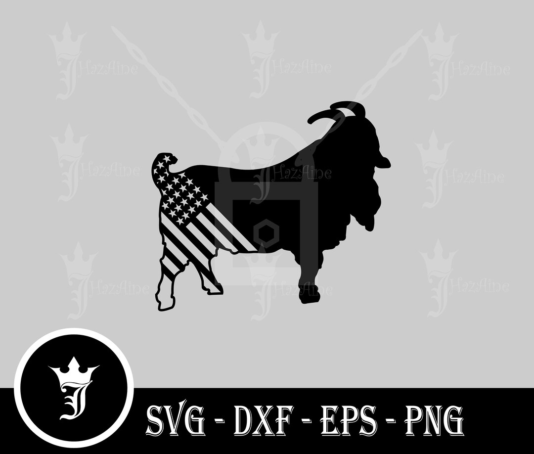 Goat US Flag SVG Flag Svg Goat Svg Farm Goat Svg - Etsy Ireland