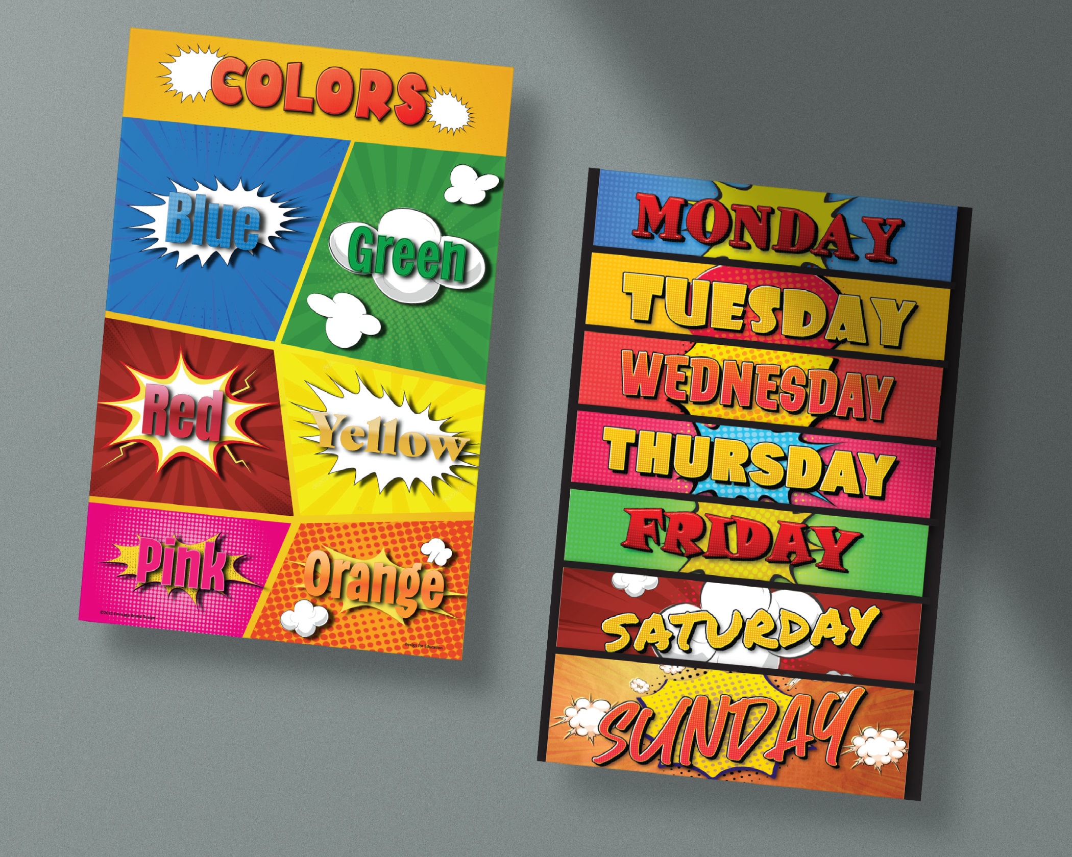 Pop Art Educational Poster Bundle, Instant Download, Educational Prints ...