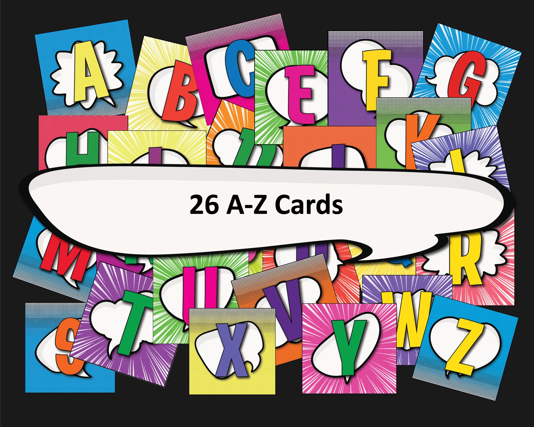 Pop Art Educational Poster Bundle, Instant Download, Educational Prints ...