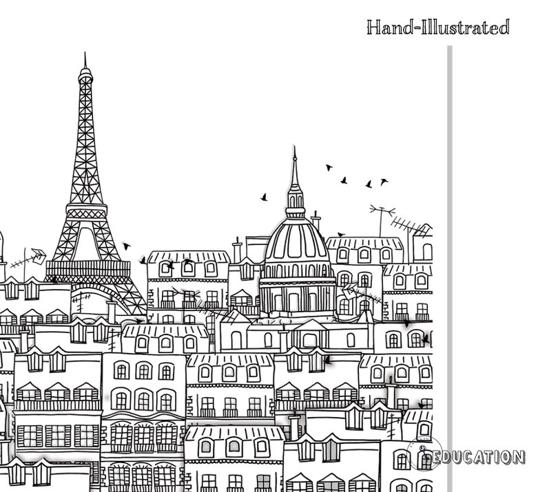 World Cities Coloring Activity Sheets, Coloring Sheets, Educational ...