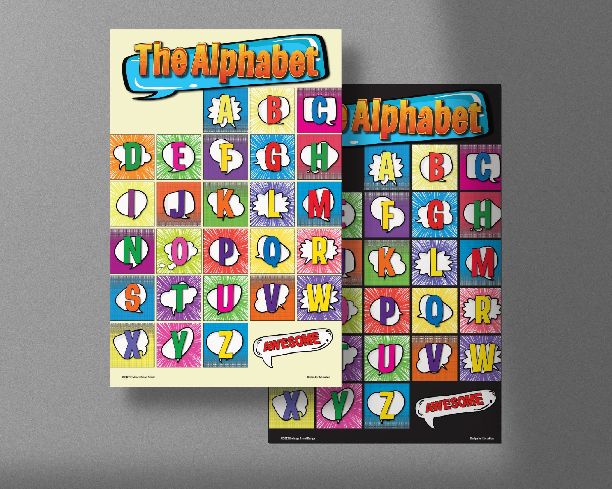 Pop Art Educational Poster Bundle, Instant Download, Educational Prints ...