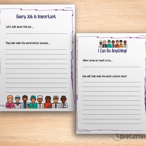 Occupations Educational Printables, Occupations Clipart, Classroom ...