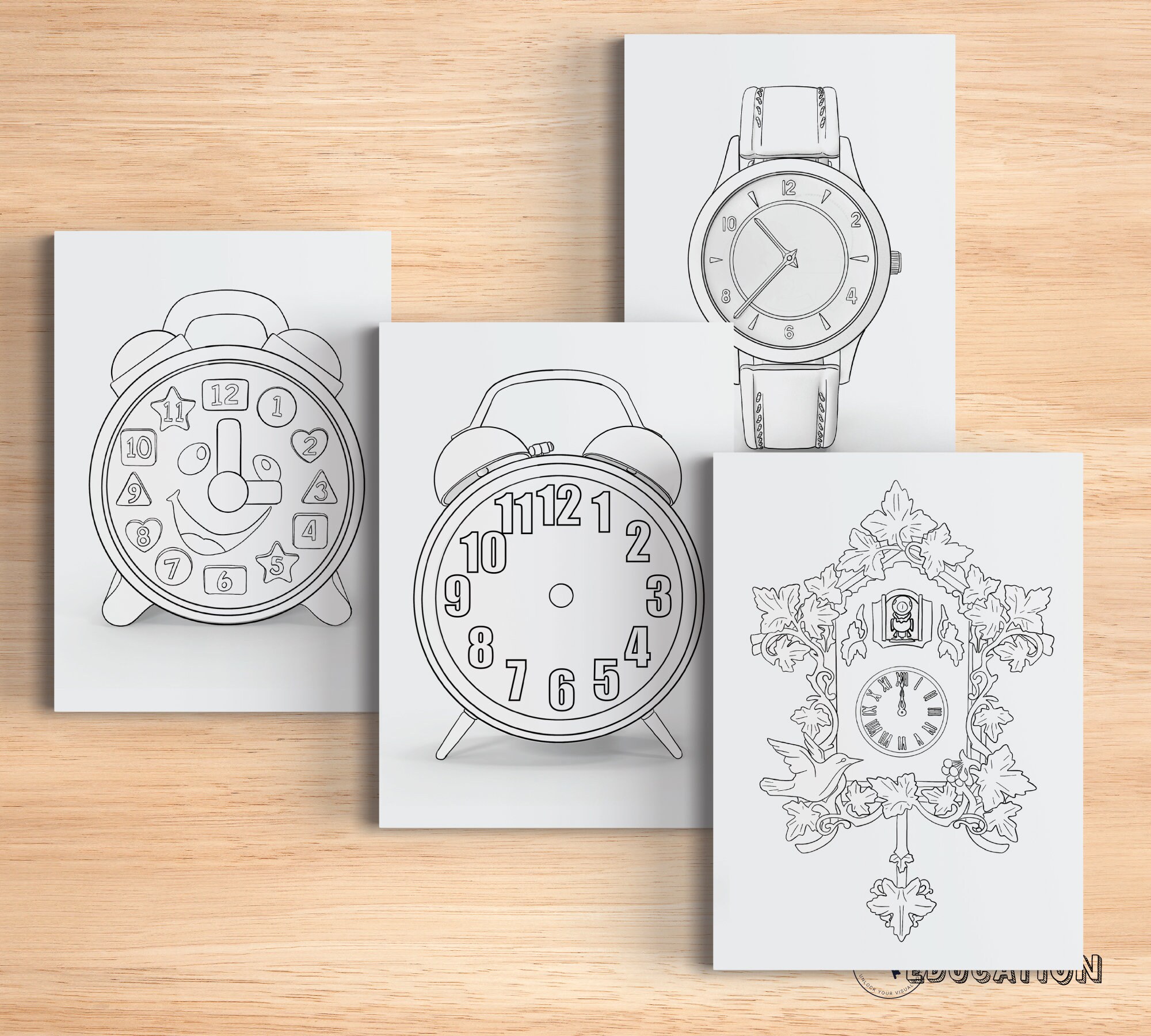 How to Tell Time Educational Printables, Telling Time, Clock Clipart ...
