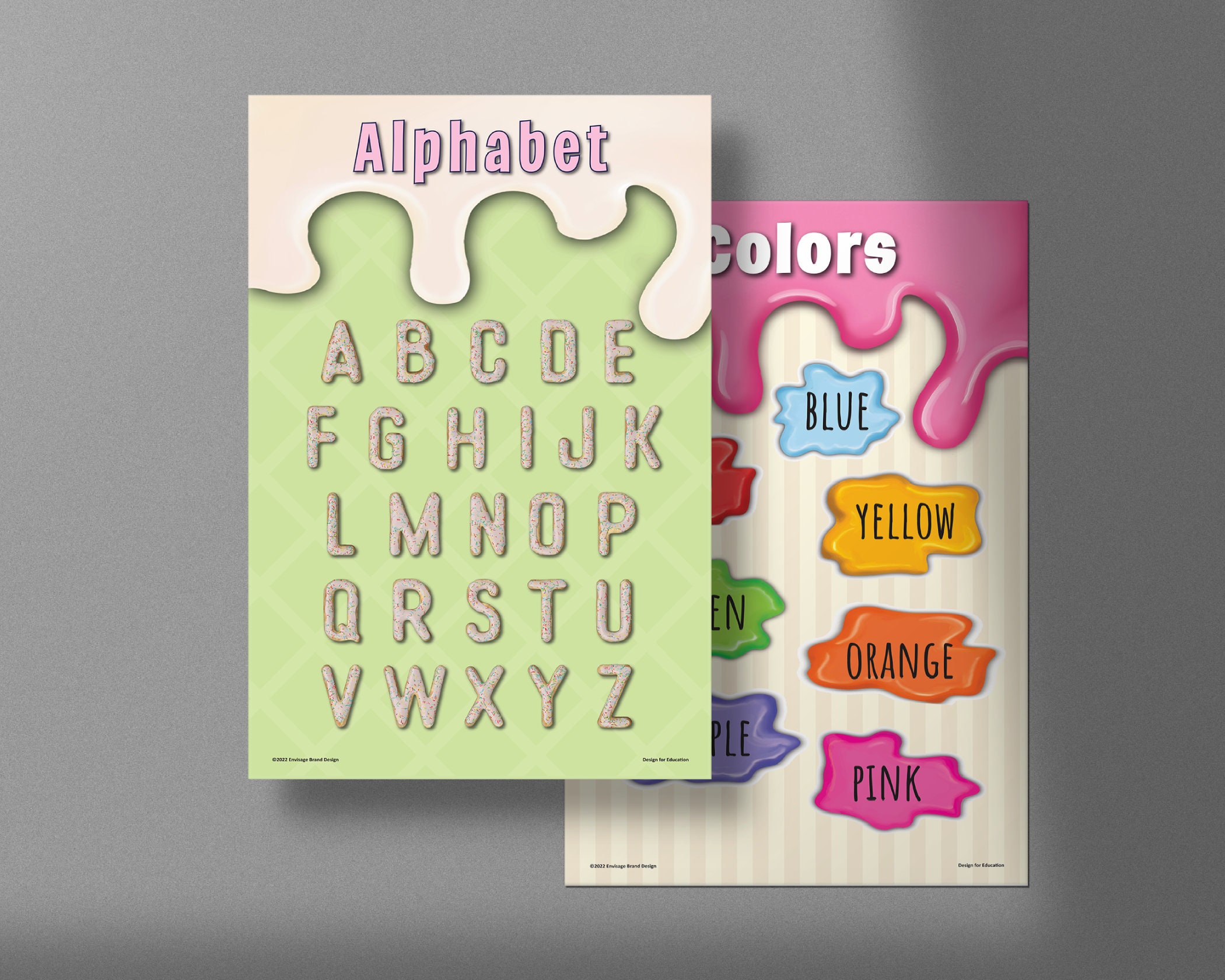 Ice Cream Educational Posters Bundle, Learning Posters, Educational ...