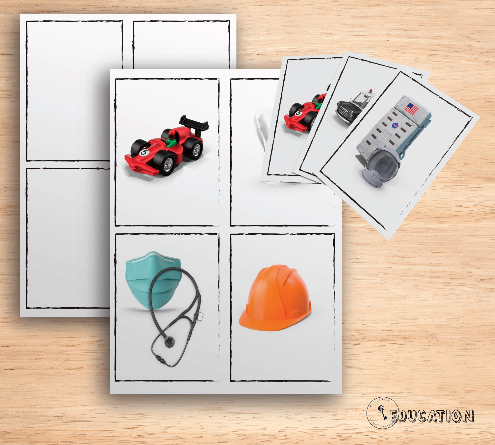 Occupations Educational Printables, Occupations Clipart, Classroom ...