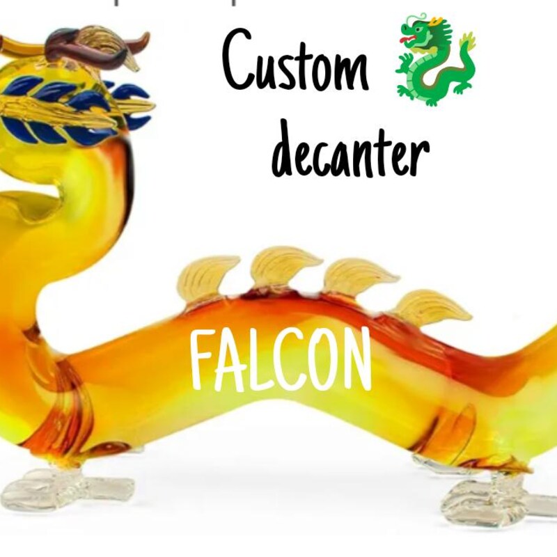 Dragon Decanter - Etsy