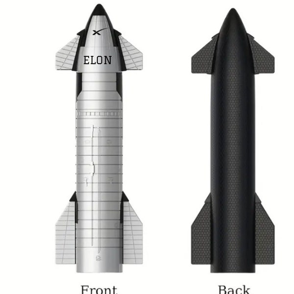 Spacex Starship Model - Etsy