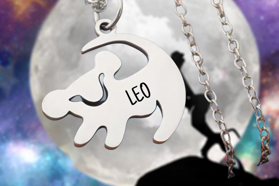 Simba L Stainless Steel L Lion King Pendant L Leo Gift L Zodiac L ...