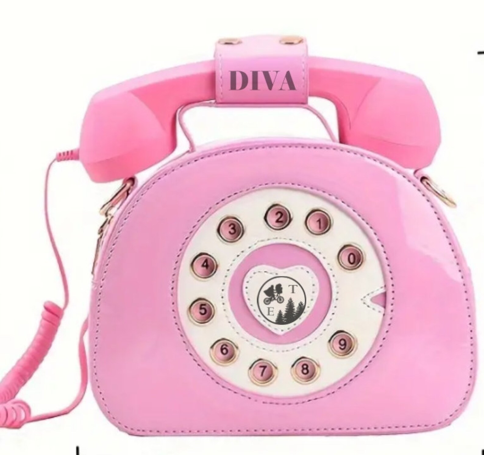 E.T. Phone Home Purse Crossbody | Hand Engraved | Alien Bag | Cellphone ...