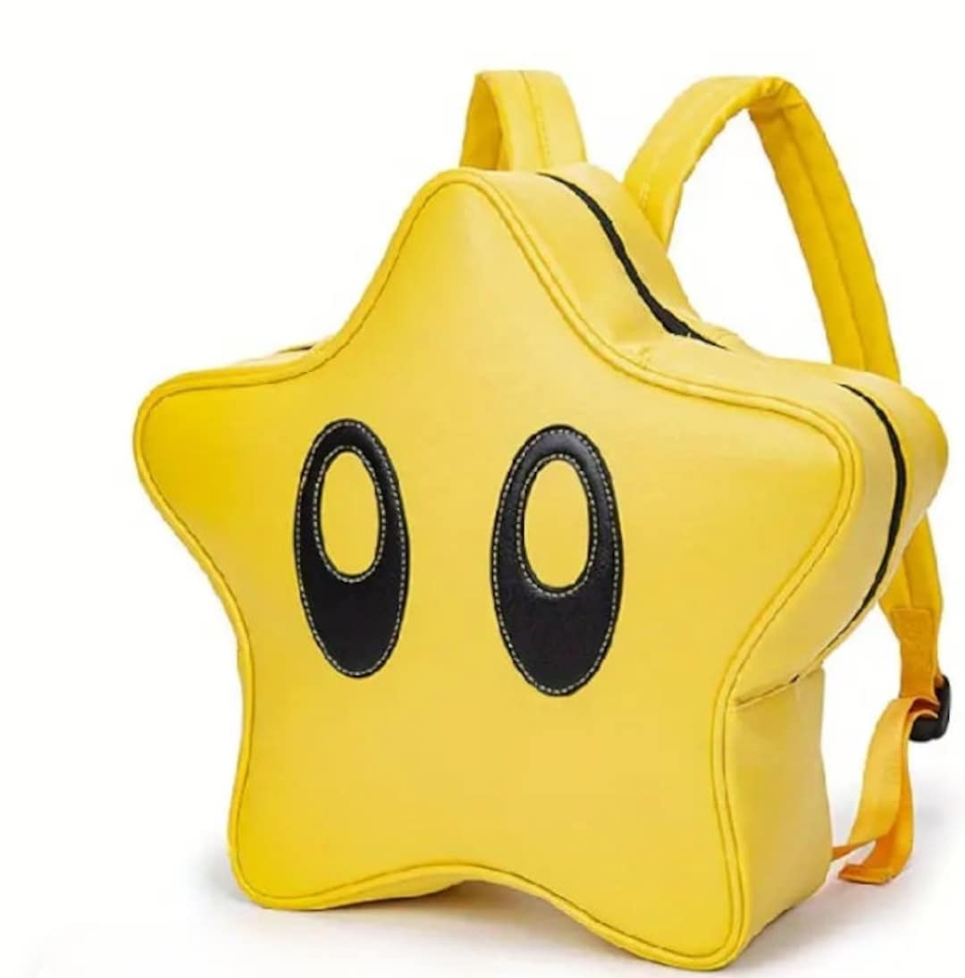 Custom Super Mario Star Backpack | Hand Engraved | Kawaii | Gifts for ...