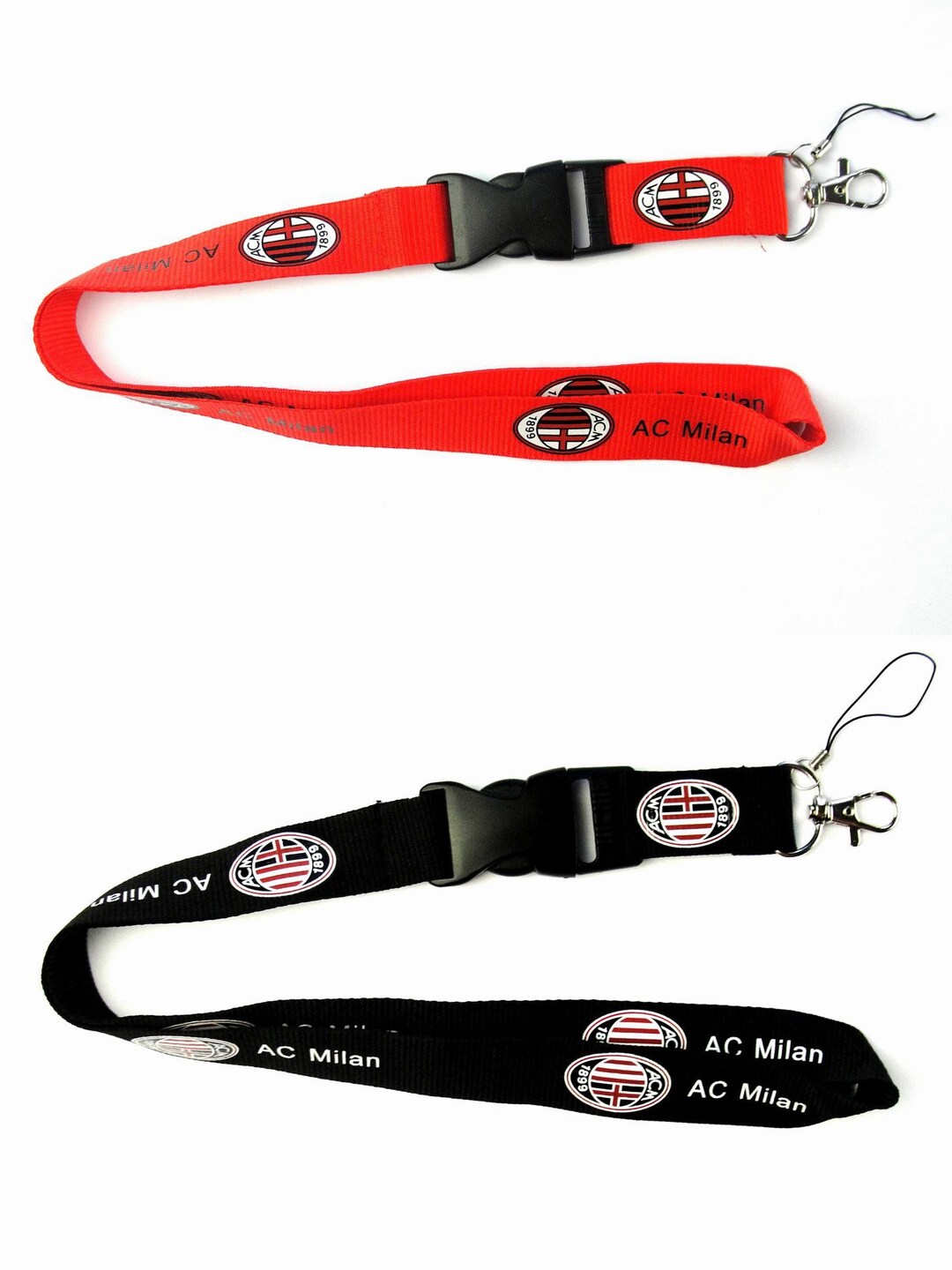 ACM Ac MILAN Lanyard Keyring ID Card Holder Phone Strap Uk - Etsy