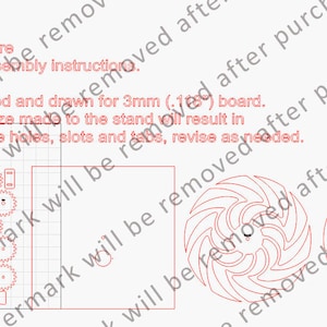 Kinetic Spinner Tabletop Decor, Laser Cut File for 3mm Wood, SVG and ...