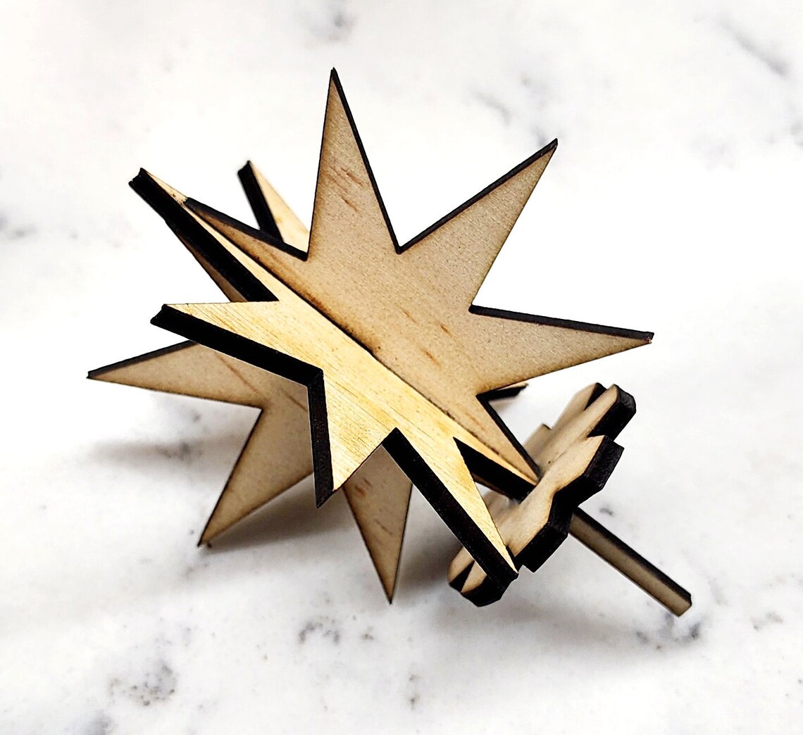 3D Christmas Tree, Laser Cut File for 3mm Wood, SVG INSTANT DOWNLOAD - Etsy