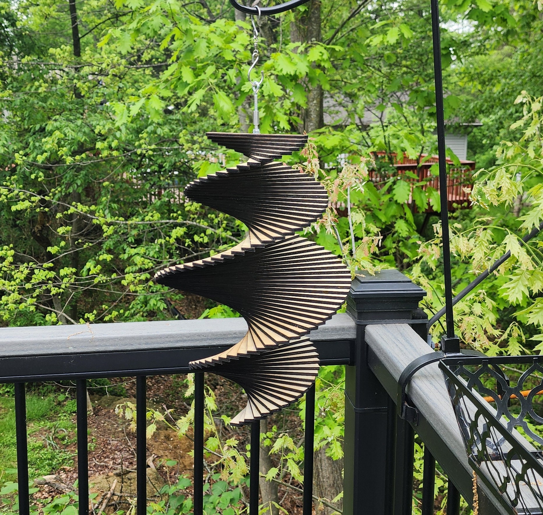 Spiral Wind Spinner, Laser Cut File, SVG and DXF Instant Download - Etsy UK