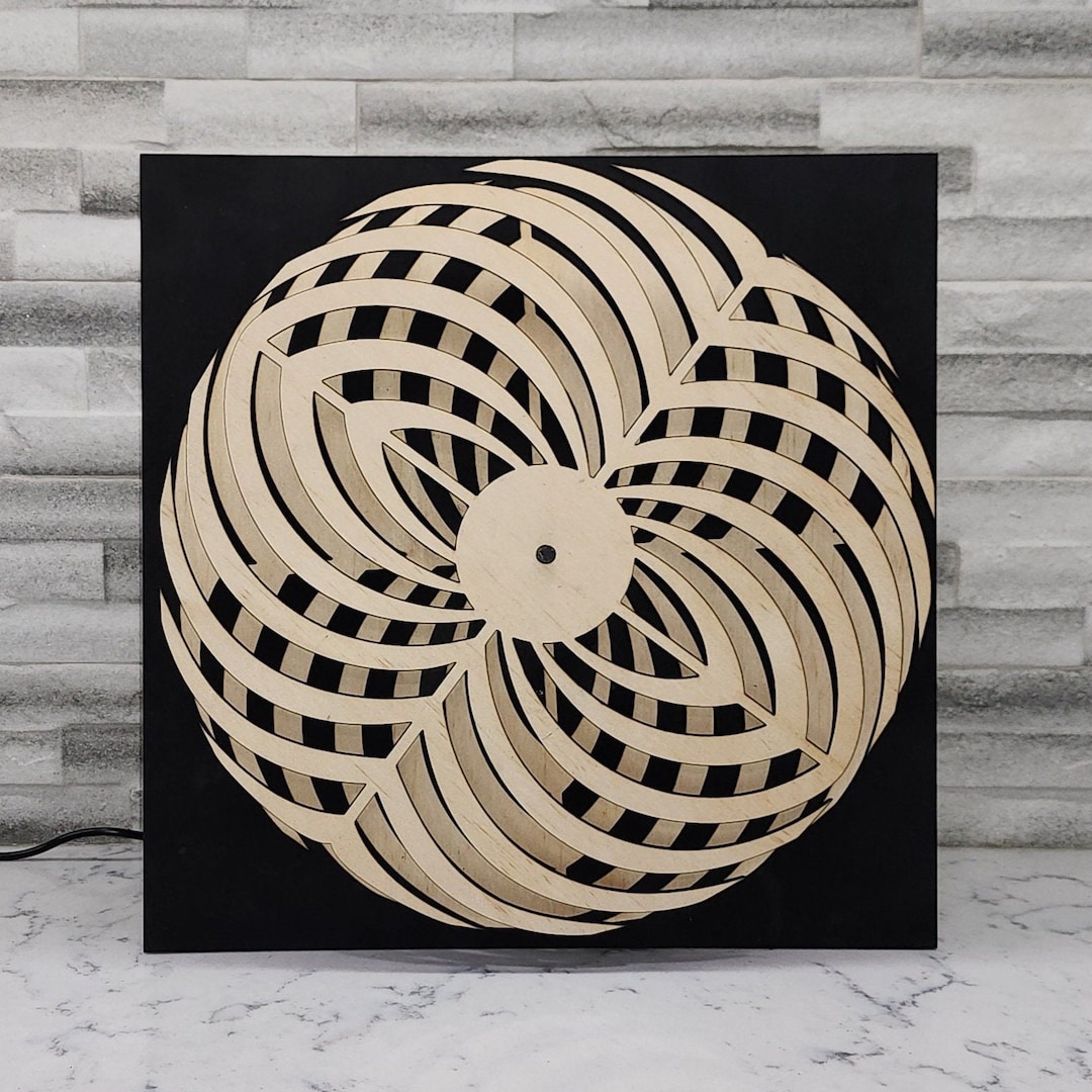 Kinetic Spinner Tabletop Decor, Laser Cut File for 3mm Wood, SVG ...