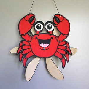 Crab Wind Spinner, Laser Cut File for 3mm Wood, SVG Instant Download - Etsy