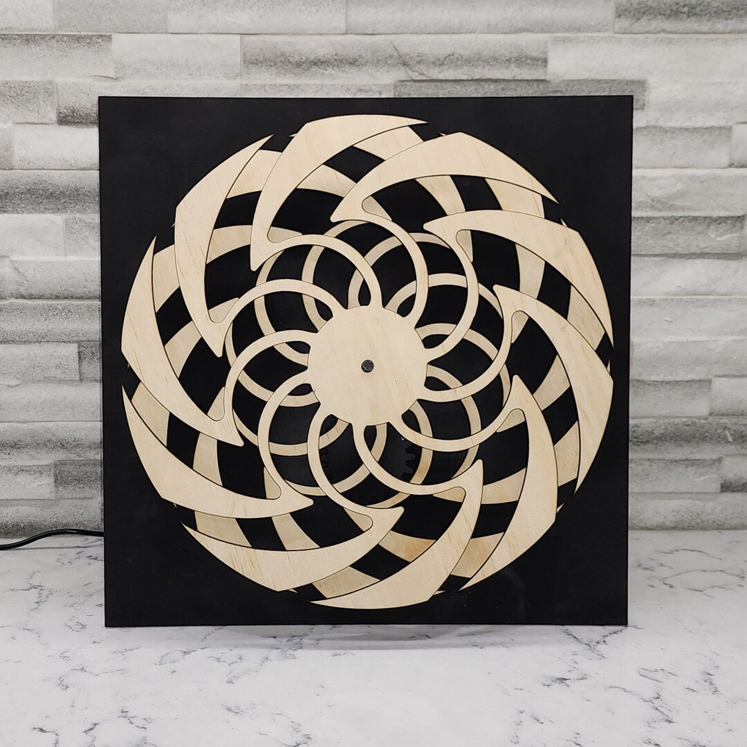 Kinetic Spinner Tabletop Decor, Laser Cut File for 3mm Wood, SVG and ...