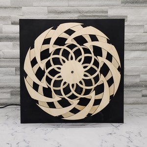 Kinetic Spinner Tabletop Decor, Laser Cut File for 3mm Wood, SVG and ...