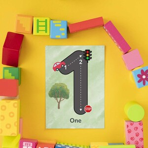 Preschool Counting Activity Learning Numbers Montessori - Etsy