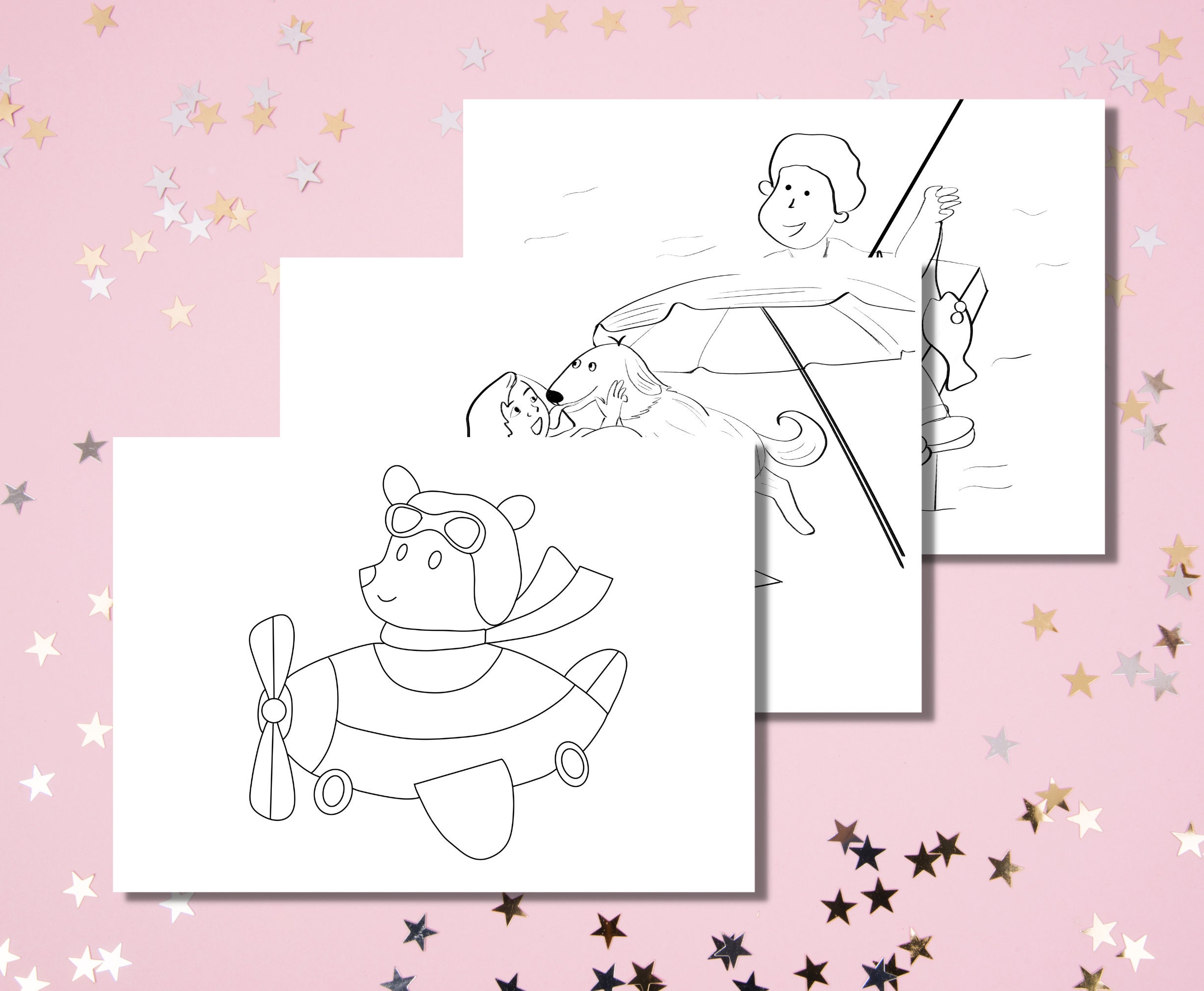 Printable Coloring Pages, Kids Coloring Book, Kids Activity, Busy Book ...