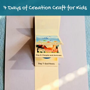 7 Days of Creation Bible Craft for Kids, Creation Bible Activities ...